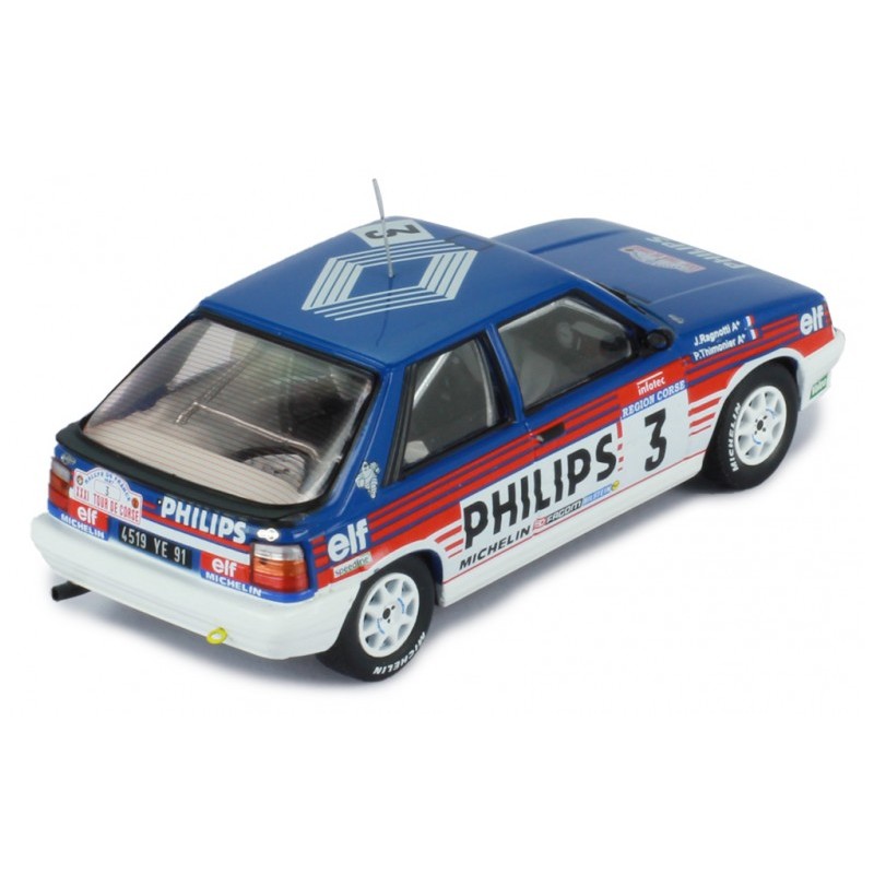 IXO MODELS - 1/43 - RENAULT - R11 TURBO N 3 RALLY TOUR DE CORSE 1987 J ...