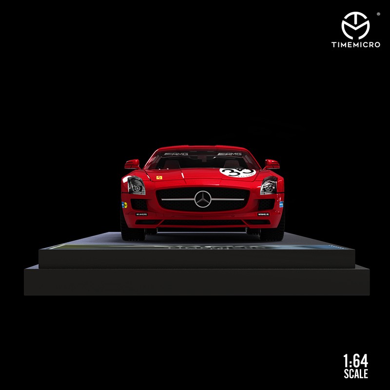 TIMEMICRO - 1/64 - MERCEDES-BENZ SLS RED PIG 35 - REGULAR EDITION