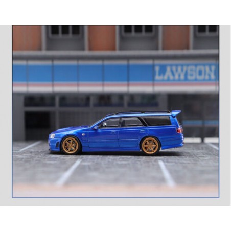 ZOOM - 1/64 - NISSAN STAGEA 1 WC34 260RS - BLUE