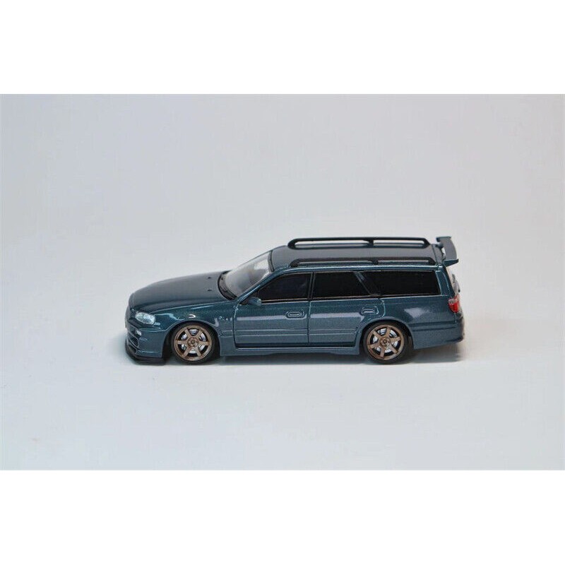 STREET WEAPON - 1/64 - NISSAN STAGEA (R34) GT-R WAGON - MIDNIGHT GREEN