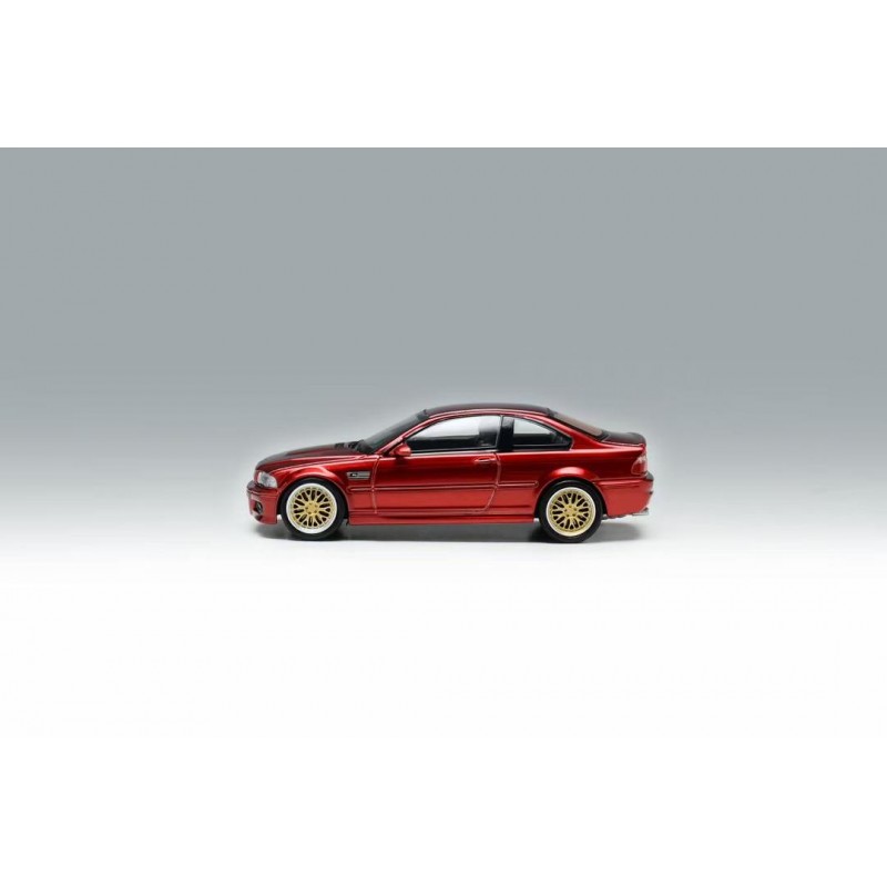 STREET WEAPON X STANCE HUNDER - 1/64 - BMW M3 E46 - RED - BBS WHEELS