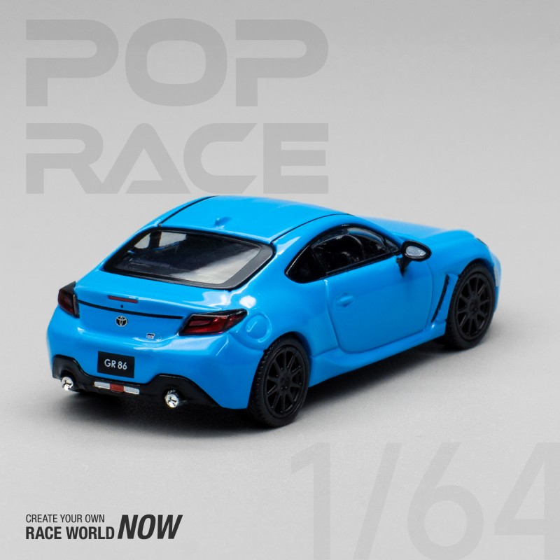 POP RACE - 1/64 - TOYOTA GR86 NEPTUNE BLUE