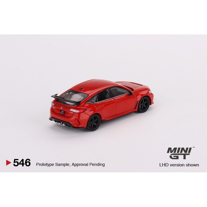 MINIGT - 1/64 - HONDA CIVIC TYPE R RALLYE RED 2023 W/ ADVAN GT WHEEL - LHD
