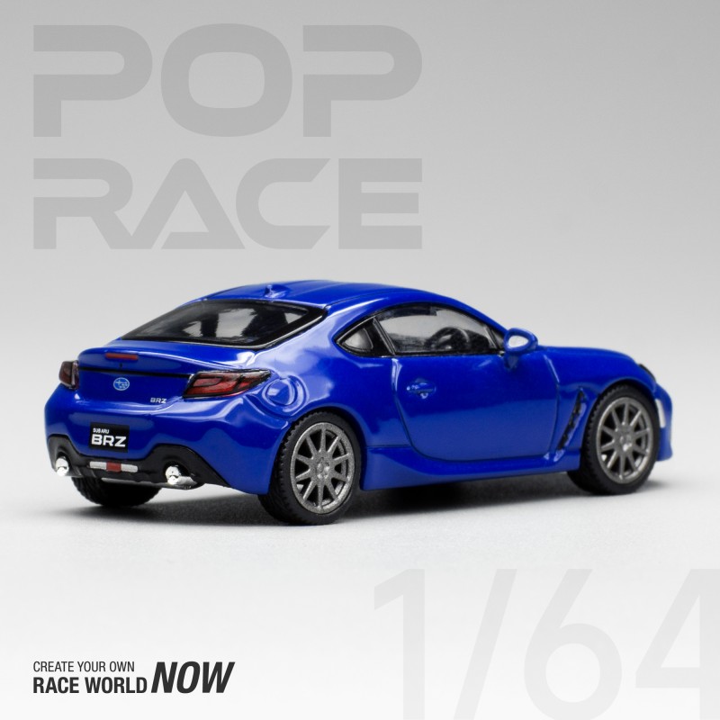POP RACE - 1/64 - SUBARU BRZ SUBARU BRZ - SAPPHIRE BLUE