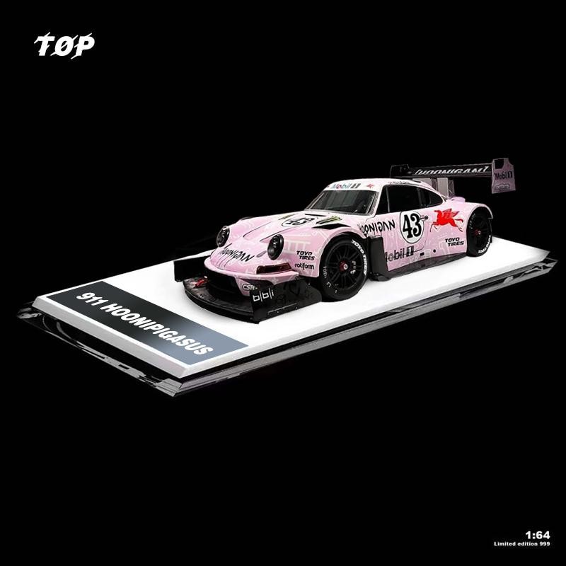 TOP MODELS – 1/64 – 911 RSR HOONIGAN - 964 HOONIPIGASUS - N43 - PINK - LTD