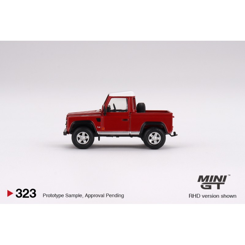 MINIGT - 1/64 - LAND ROVER DEFENDER 90 PICKUP MASAI RED