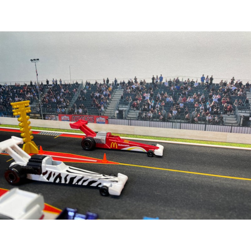 TURBOPADS - 1/64 - DRAG STRIP 70X35CM - DIECAST MATT DIORAMA