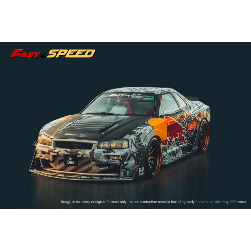FAST SPEED – 1/64 – NISSAN SKYLINE GT-R R34 - NISMO Z-TUNE VERSION ...