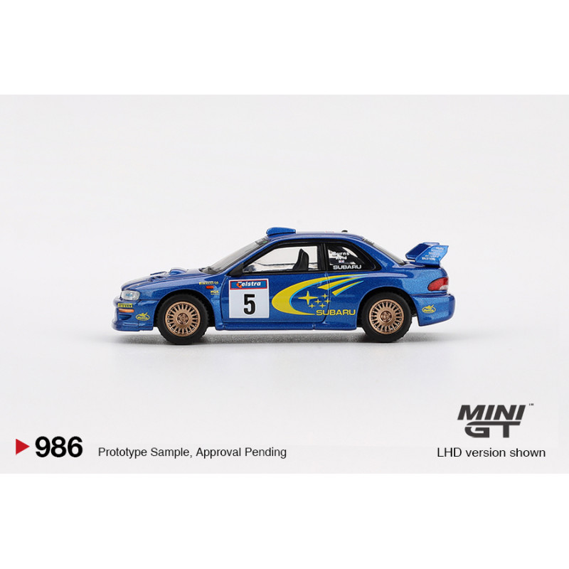 MINIGT - 1/64 - SUBARU IMPREZA WRC99 1999 RALLY AUSTRALIA WINNER N5 ...