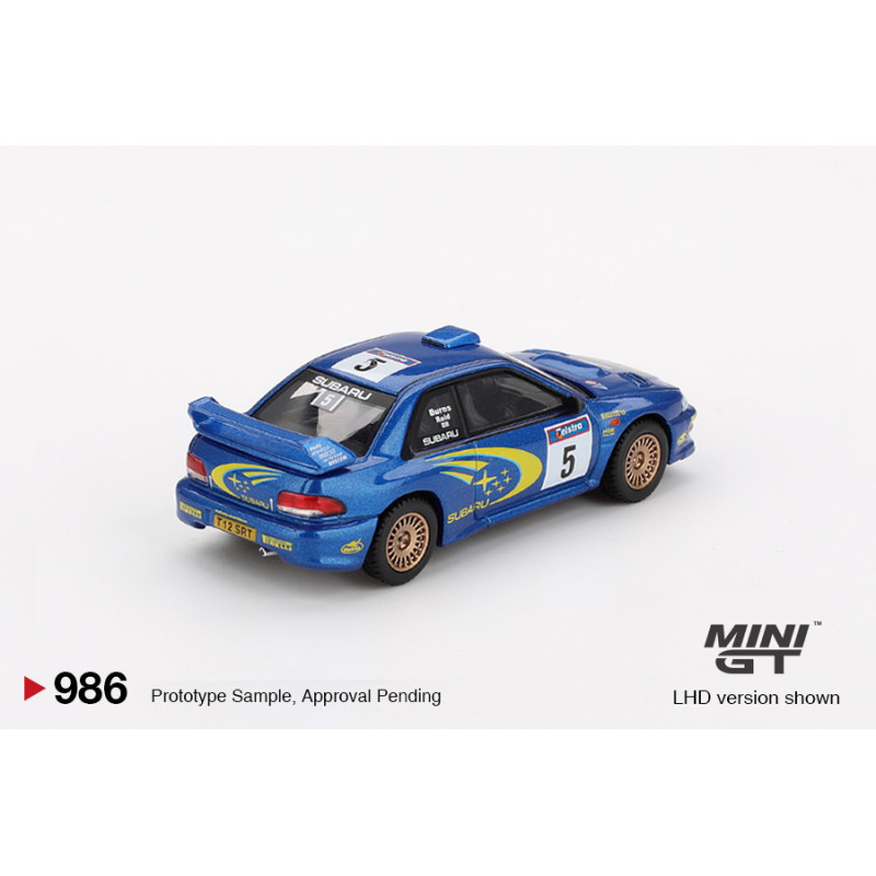 MINIGT - 1/64 - SUBARU IMPREZA WRC99 1999 RALLY AUSTRALIA WINNER N5 ...
